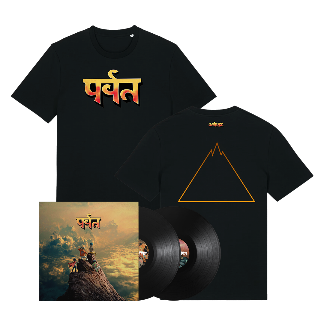 The Mountain LP & Black T-Shirt Bundle | Gorillaz Official Store