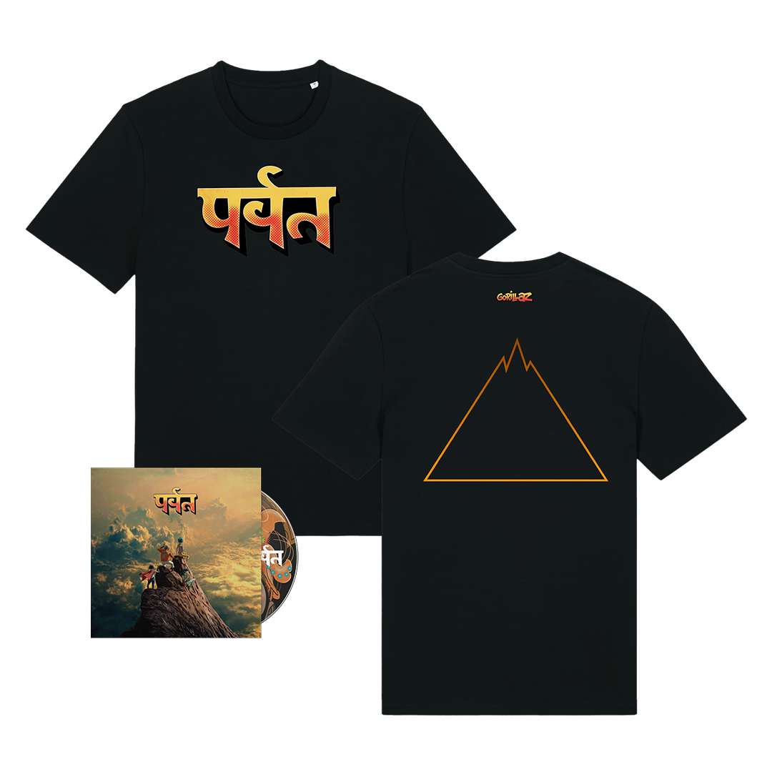 The Mountain CD & Black T-Shirt Bundle | Gorillaz Official Store